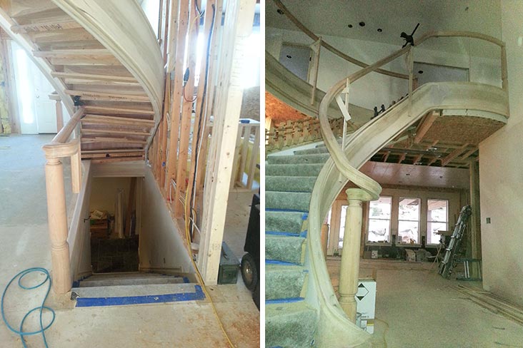 A Custom Stair Constractor's Solution For Ugly Stairs | Salt Lake City, UT